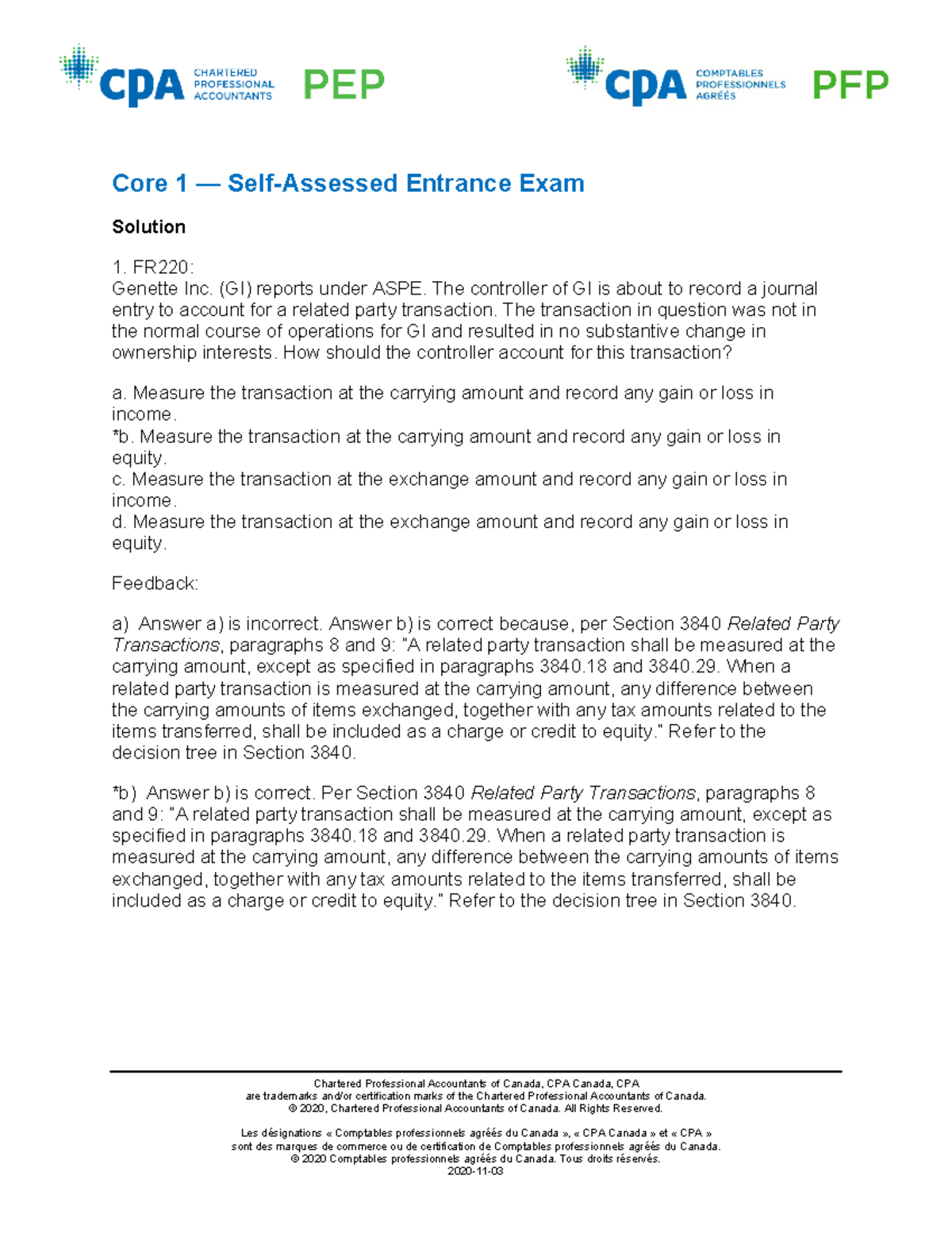 G10488-EC Core-1-SAEE-Solution - Acct 352 - AU - Studocu