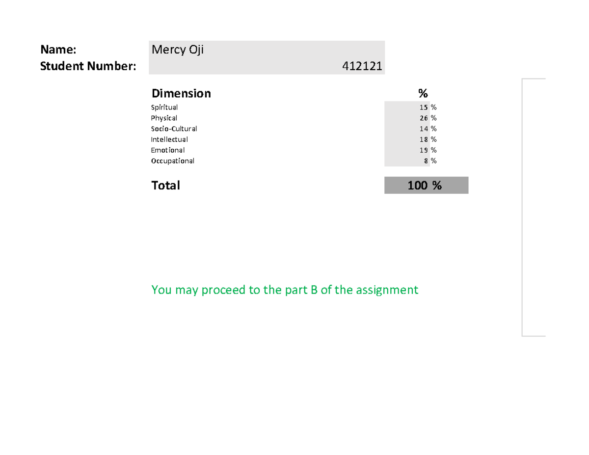 The model Assignment - I would like to study the exam materials - PHED ...