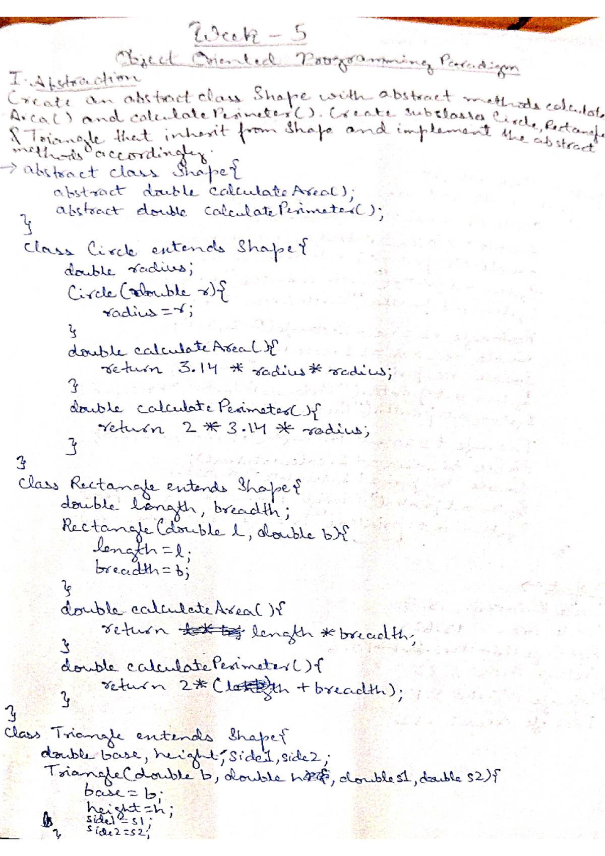 App week5 - app week -5 tutorial - week 5 Object Oriented Programming ...