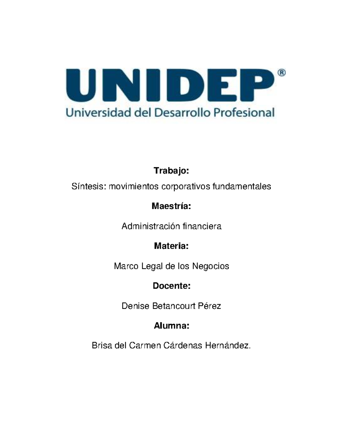 BRCH-S2T2 - trabajo que ayudara con las mejoras de la empresa y las ...