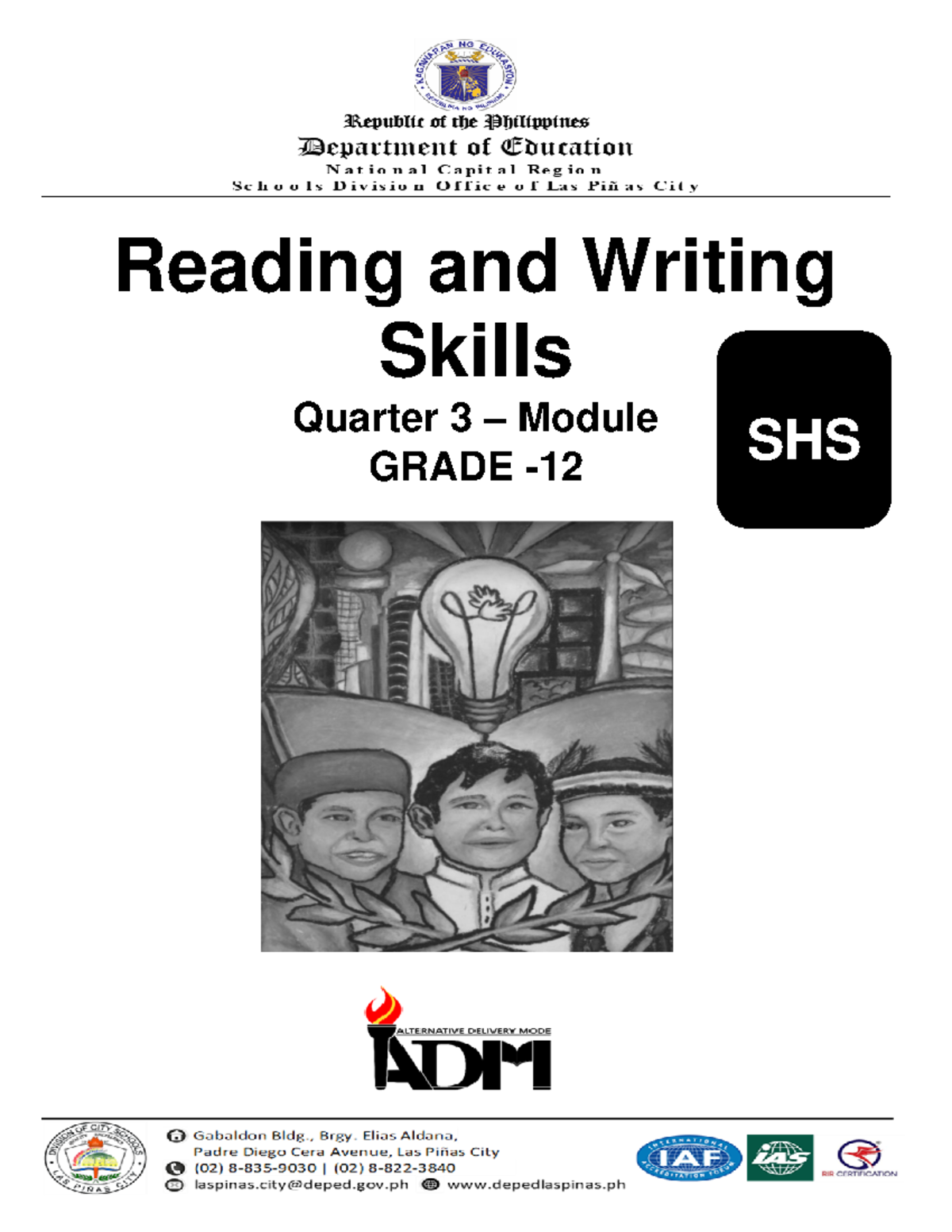 Q3 G12 Reading And Writing Skills Grade Reading And Writing Skills