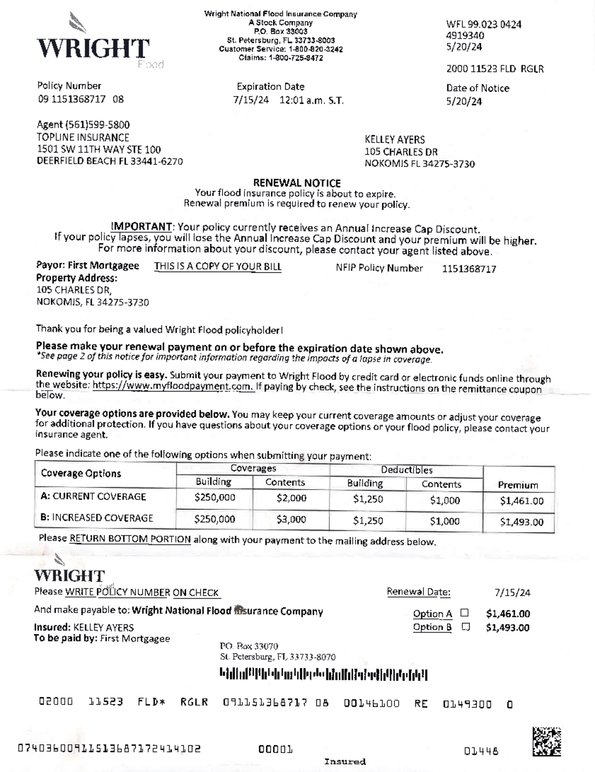105 Charles Flood Policy Wright Flood - professional practices - Studocu