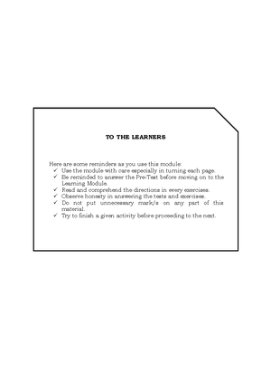 Physical Science - Q3 - SLM2 - Physical Science 11 Physical Science ...