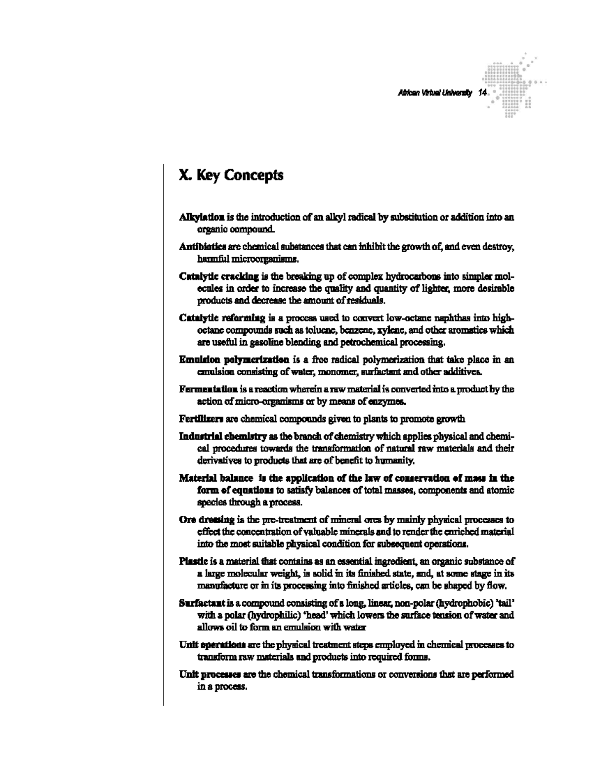 Key concepts - Chemistry - Studocu