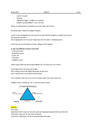 Trainingsleer - Trainingsleer Les 1: Wat is sporttraining? Verbetering ...