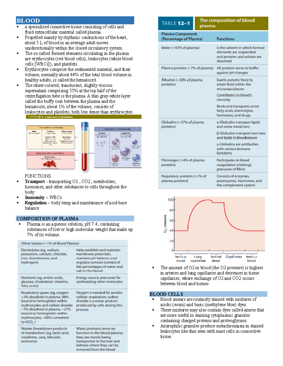 Blood transes - HISTOLOGY - BLOOD a specialized connective tissue ...