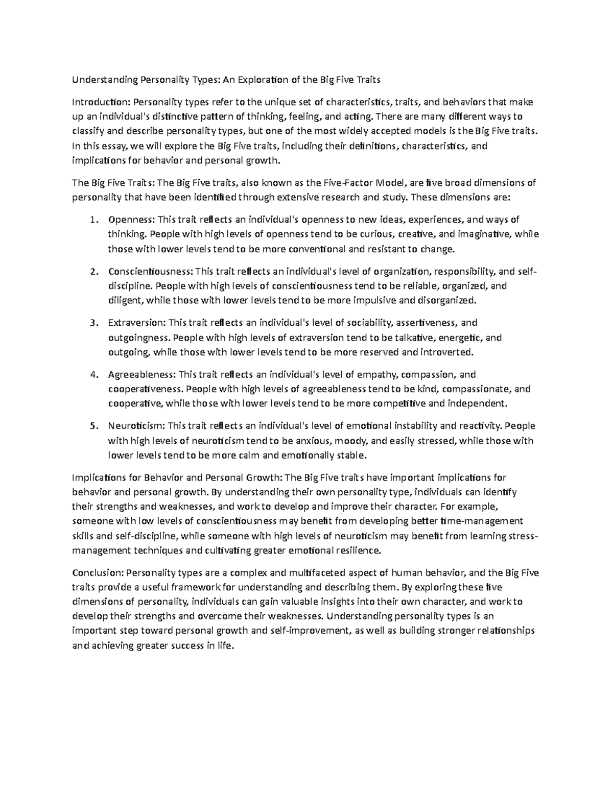 Understanding Personality Types - There are many different ways to ...