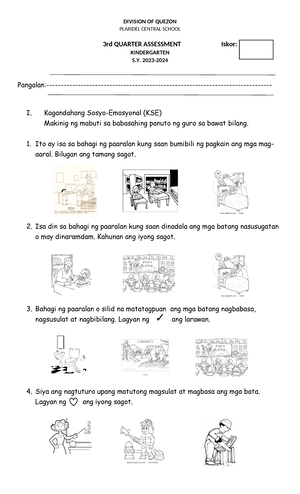Q2 Mathematics 8 Module 1 - Mathematics Quarter 2 – Module 1: Linear ...