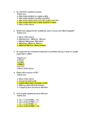 Test 2 2104-4 - test - QEM 2104- Continuous Improvement Test 2 - DOE ...