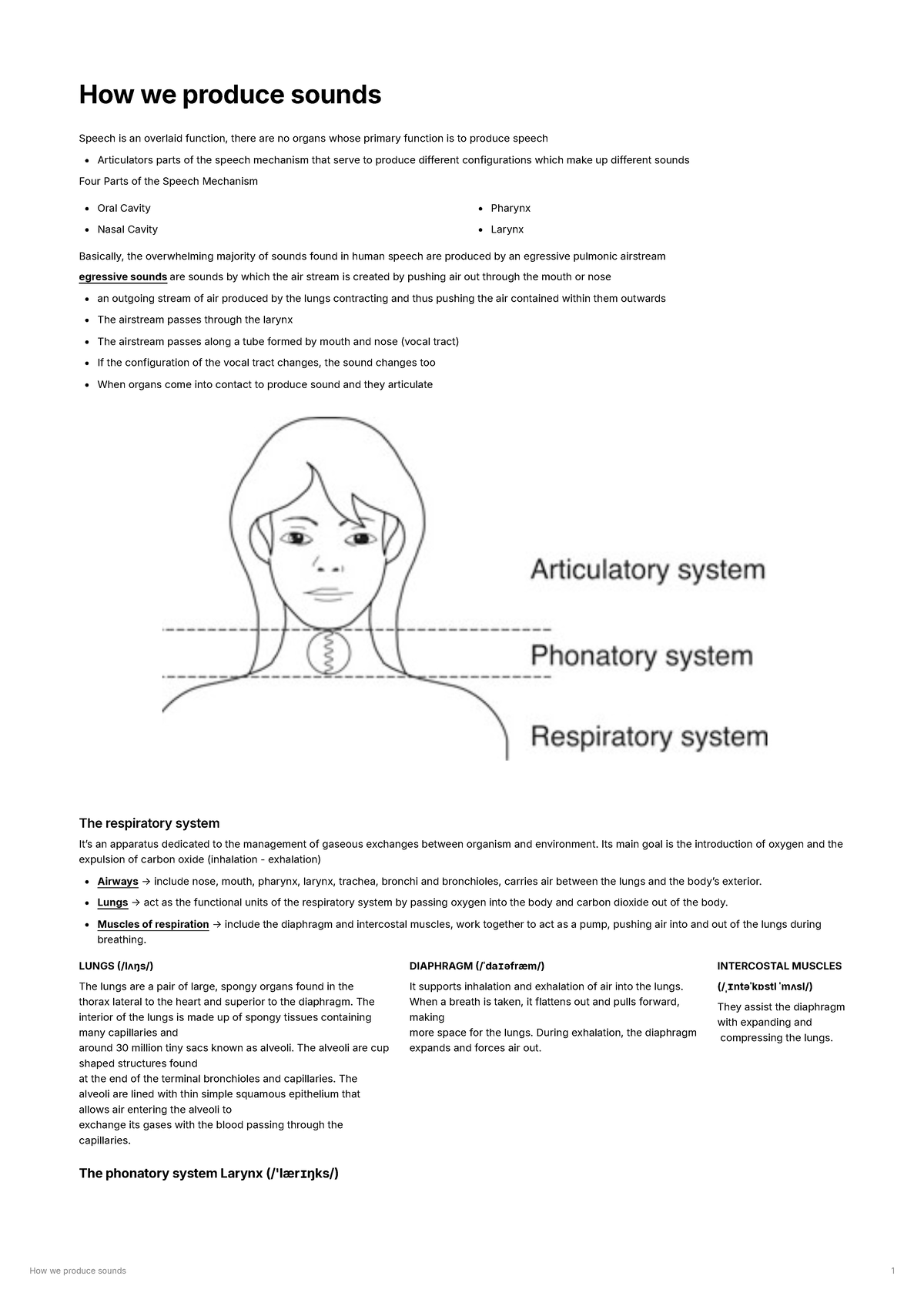 How we produce sounds - How we produce sounds Speech is an overlaid ...