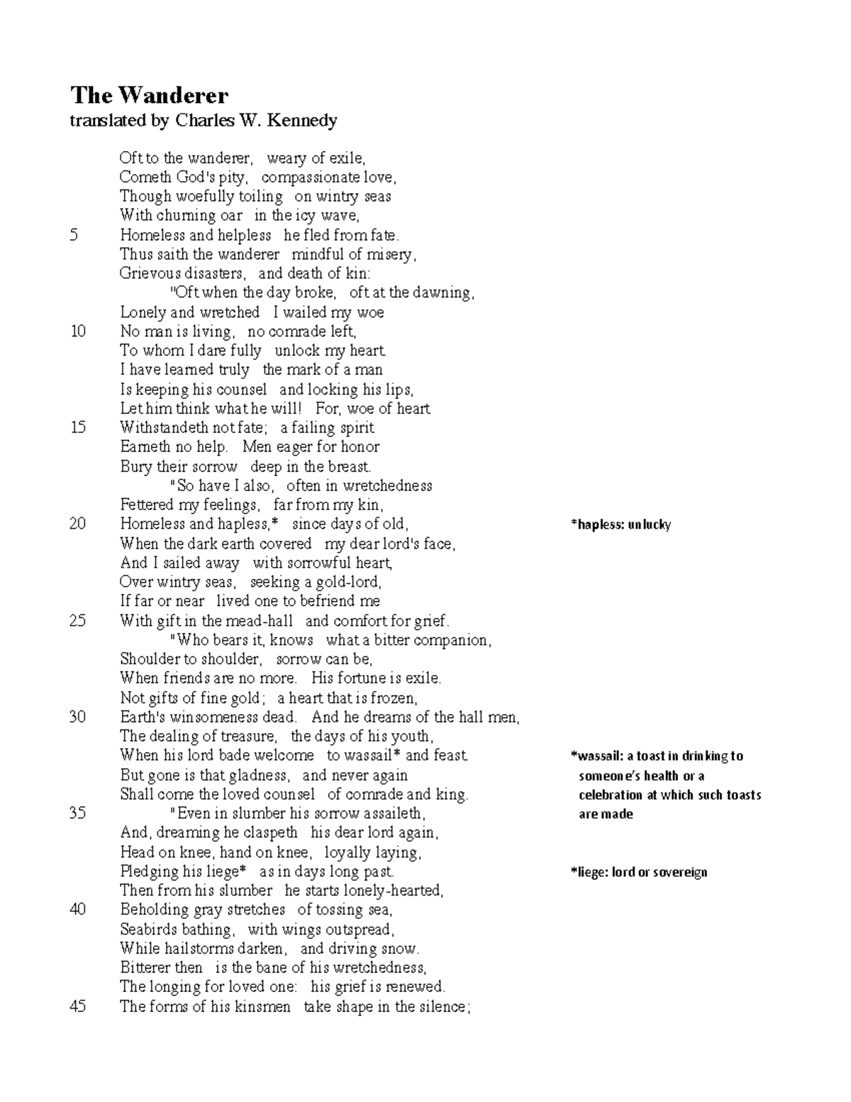 02 The Wanderer - ikjjvikfgedas - The Wanderer translated by Charles W ...