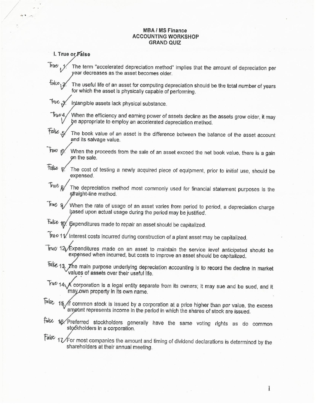 Accounting-Exam - Practice exam - Accounting - University of Santo ...