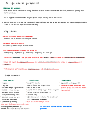 The life course perspective paper - The Life Course Perspective Paper ...