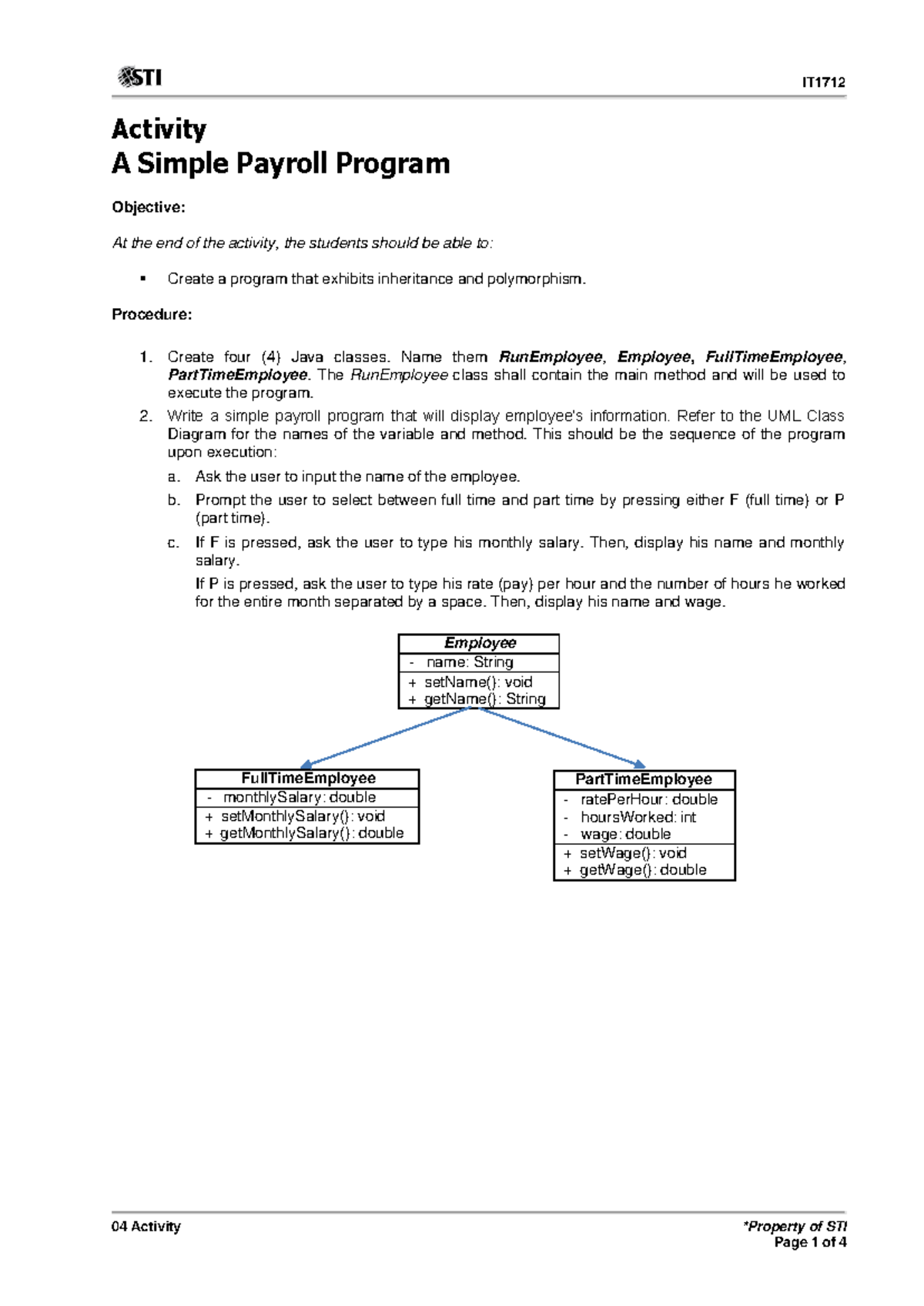 04 Activity 01 - 04 Activity *Property of STI Page 1 of 4 ...