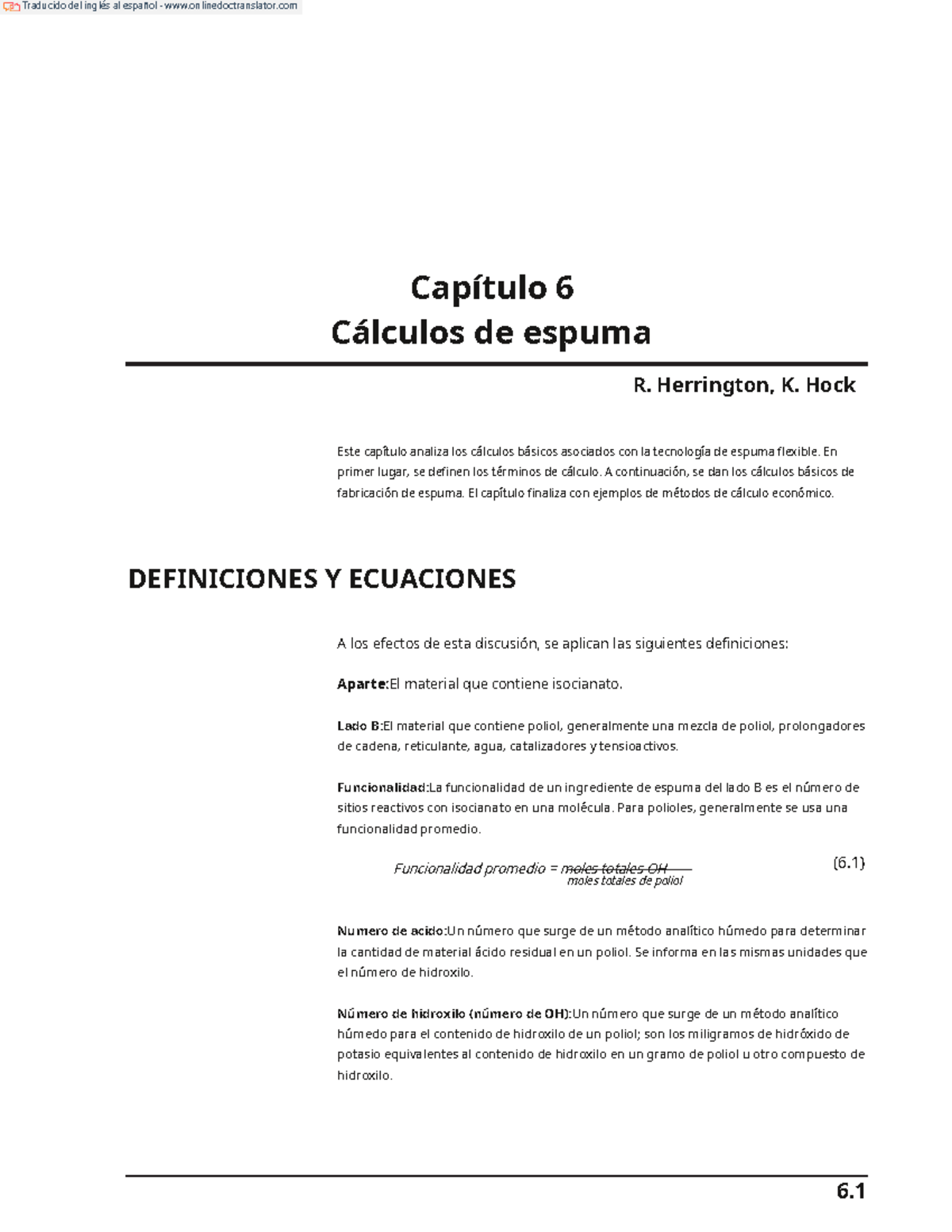 Dow Polyurethanes Flexible Foams[ 186-276] - Capítulo 6 Cálculos de ...