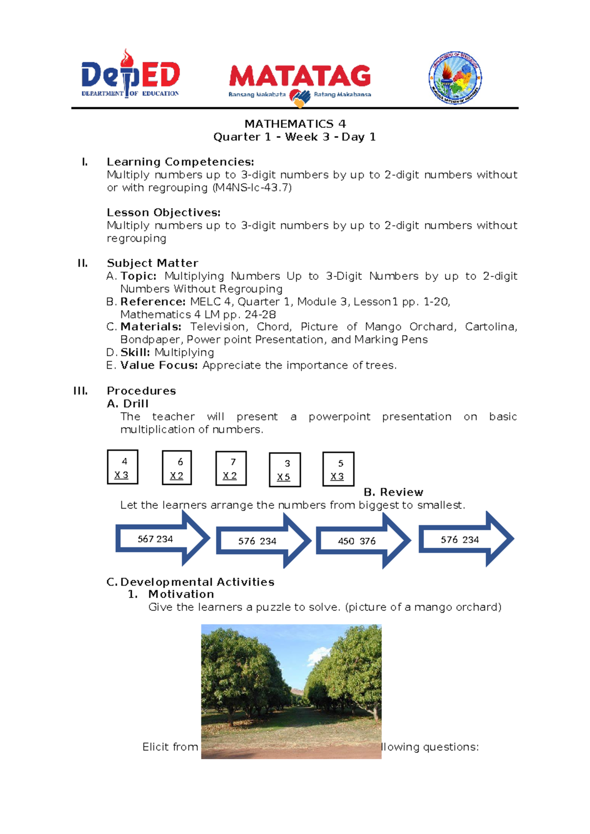 Math4 Q1 W3 D1 Final - 567 234 576 234 450 376 576 234 MATHEMATICS 4 ...
