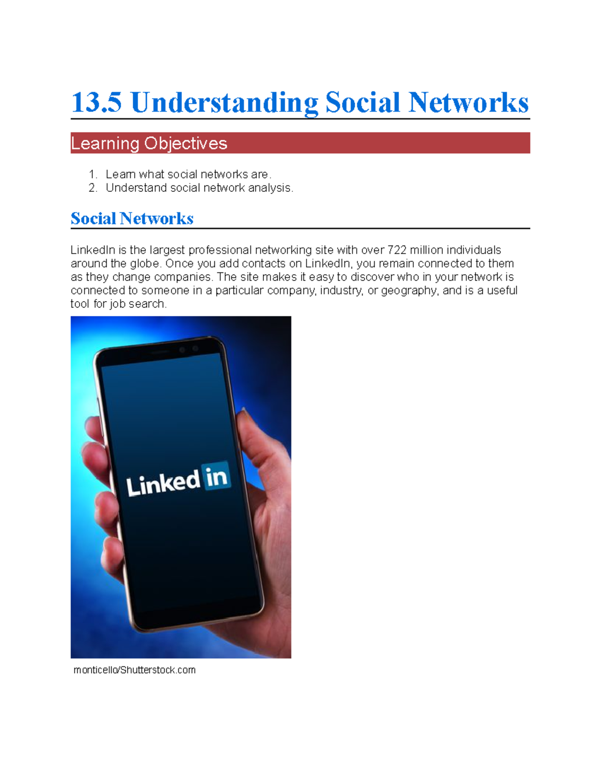 Understanding Social Networks - Organizational Behavior Class Notes ...