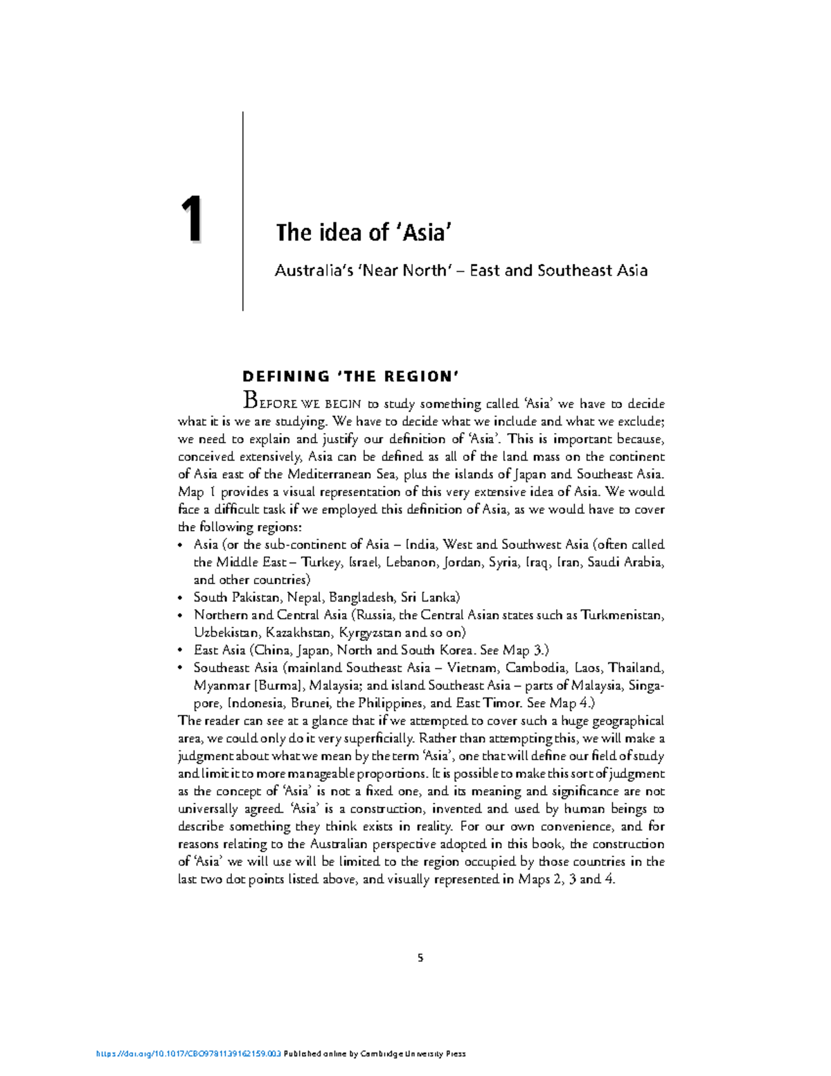 The idea of asia - READING - 11 The idea of ‘Asia’ Australia’s ‘Near ...