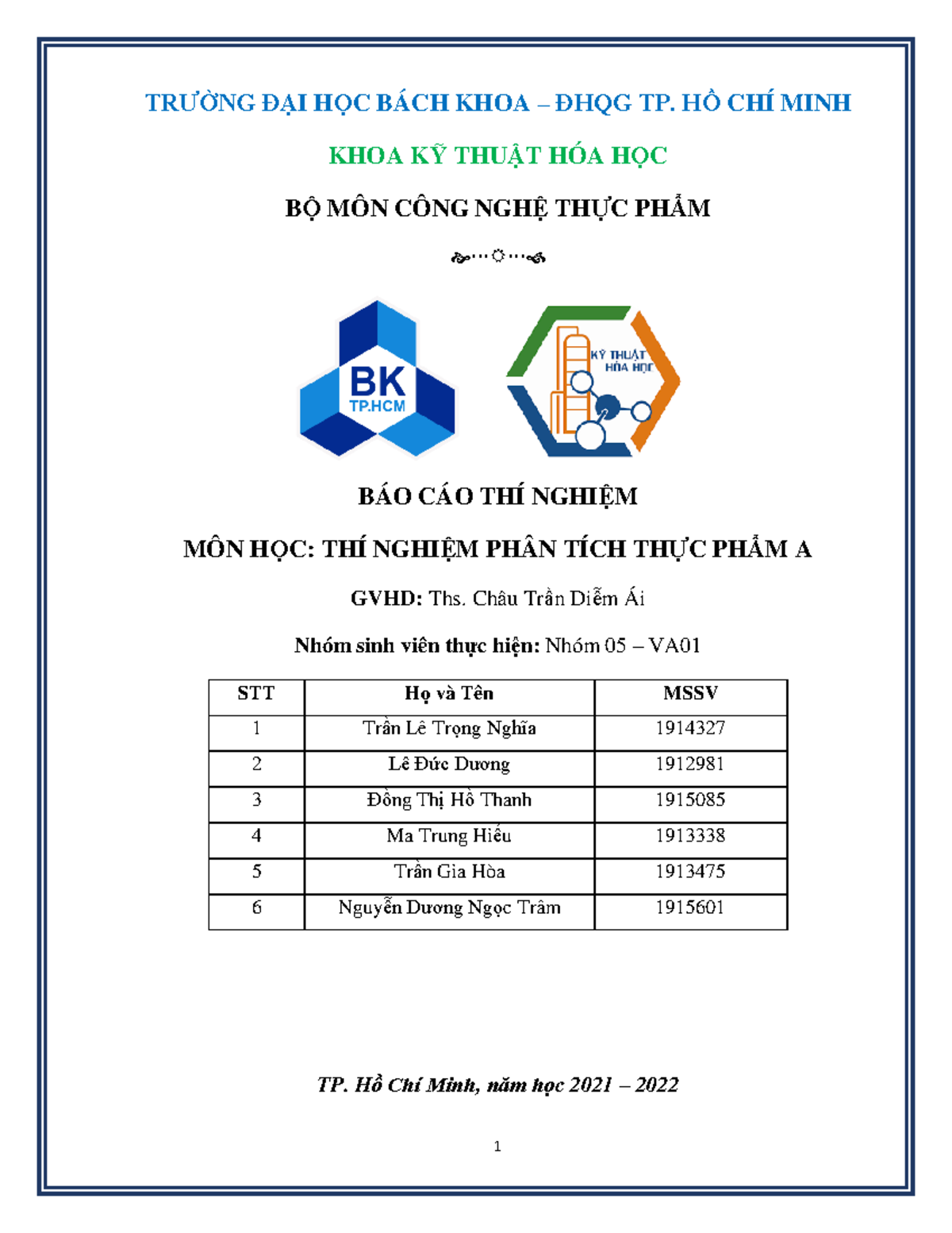 [123doc] - bao-cao-thi-nghiem-mon-hoc-thi-nghiem-phan-tich-thuc-pham-a - TRƯỜNG ĐẠI HỌC BÁCH ...