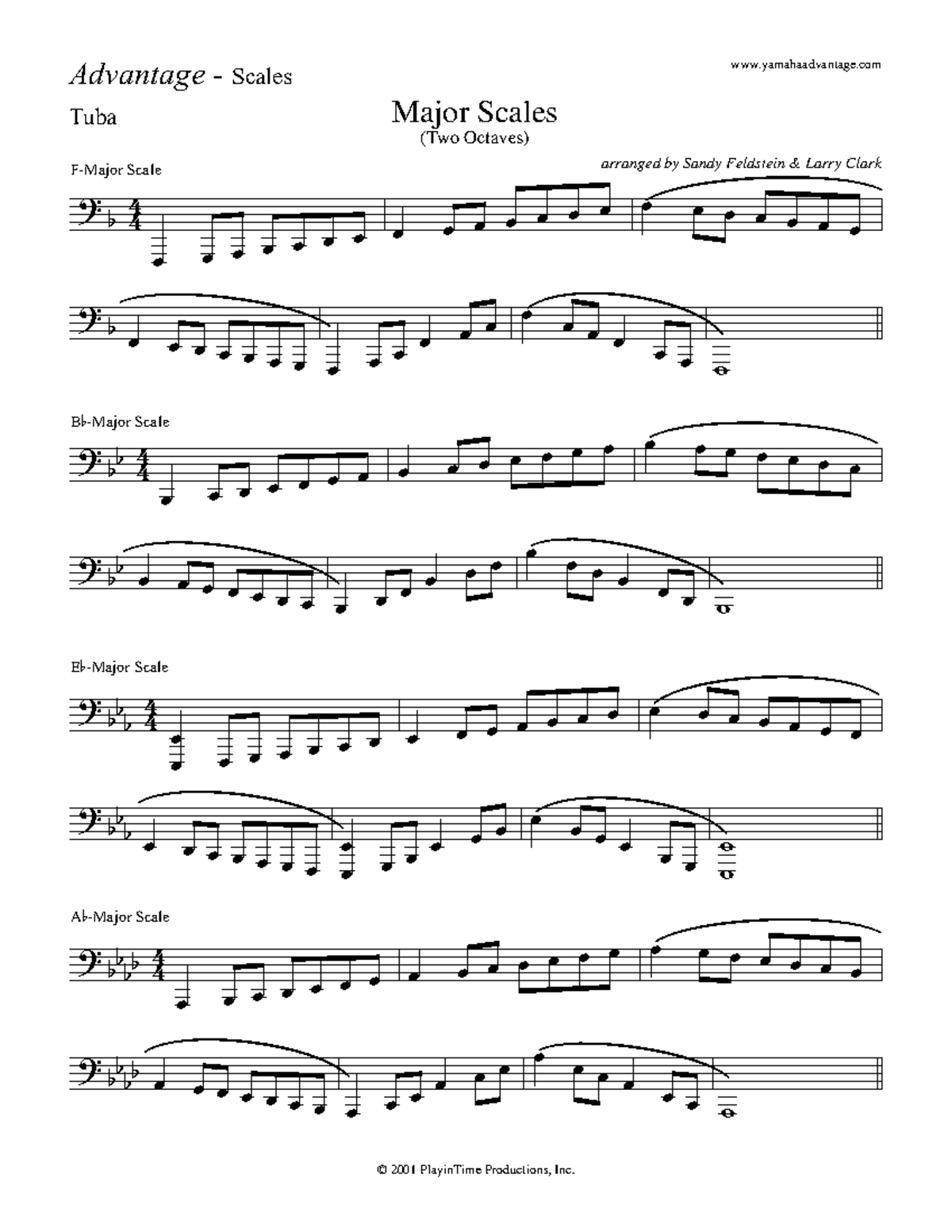 Major-scales+2oct+-+tuba - ? b 4 4 œ œ œ œ œ œ œ œ œ œ œ œ œ œ œ œ œ œ ...