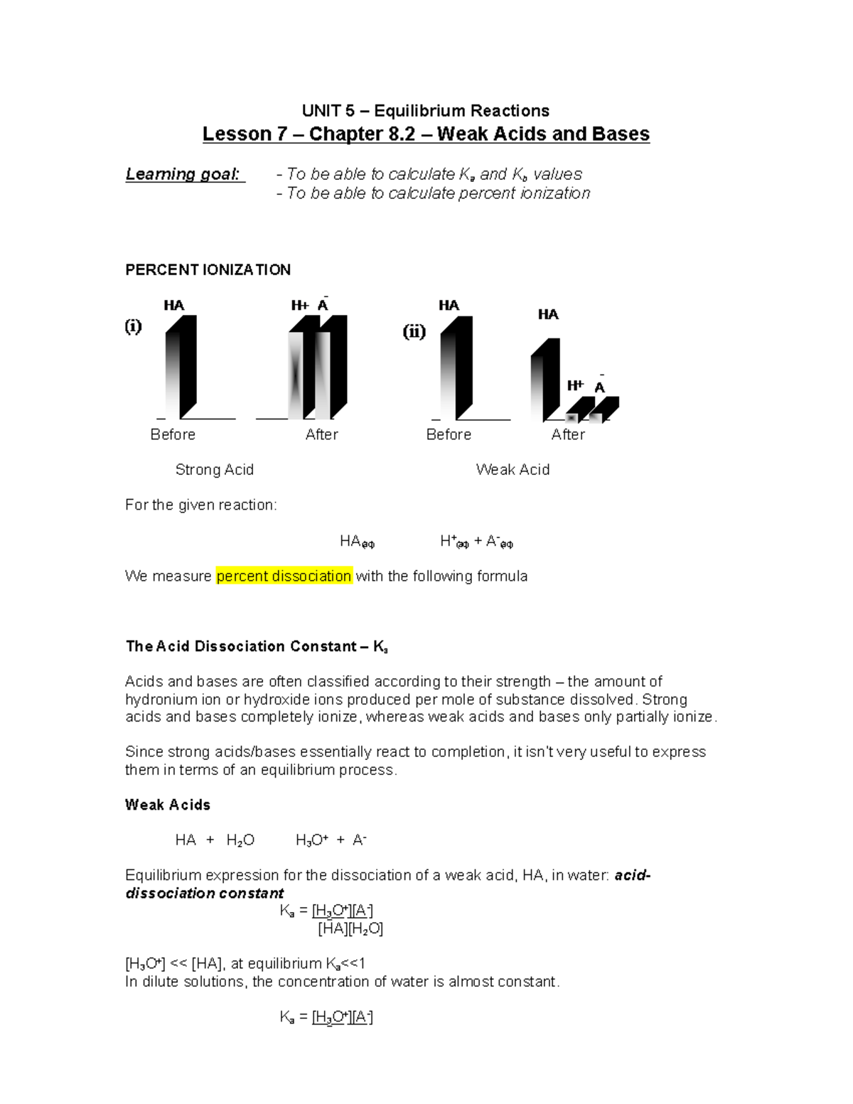 U5%20Lesson%207%20(8 - UNIT 5 – Equilibrium Reactions Lesson 7 ...