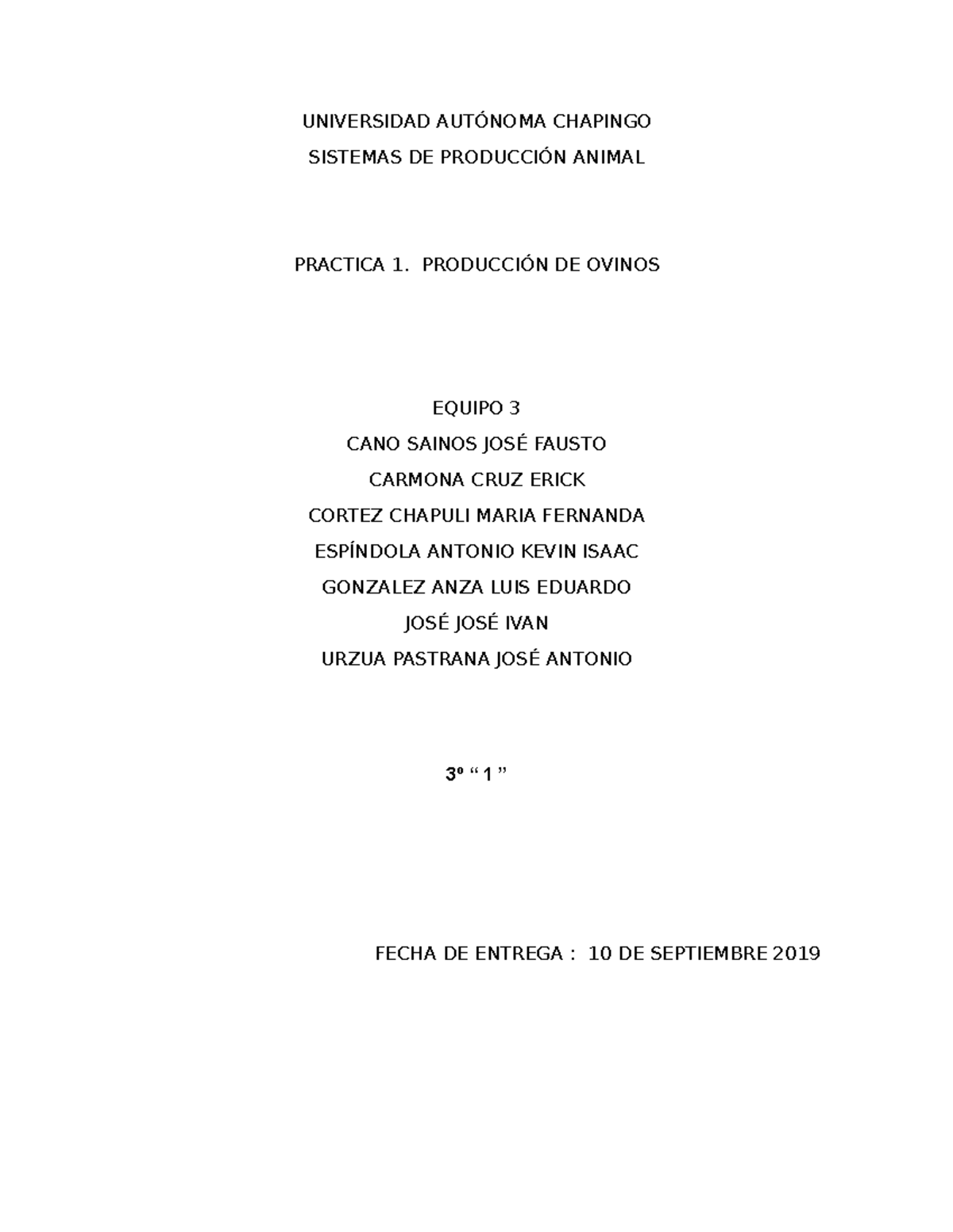 Spafer. Produccion DE Ovinos - UNIVERSIDAD AUTÓNOMA CHAPINGO SISTEMAS ...