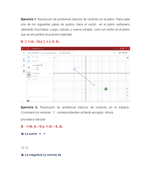 tarea 3 algebra lineal - Tarea 3 - Sistema de ecuaciones lineales, rectas y planos Daniel Felipe ...