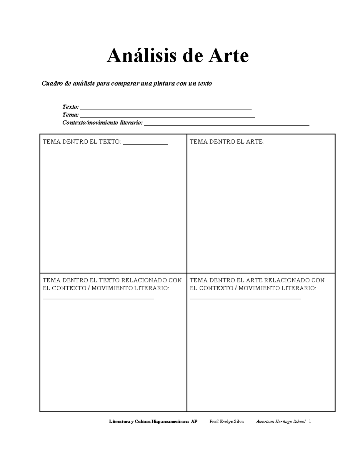 (Estudiantes) Análisis de Arte - Pinturas 2018 - $QiOLVLV GH $UWH - Studocu