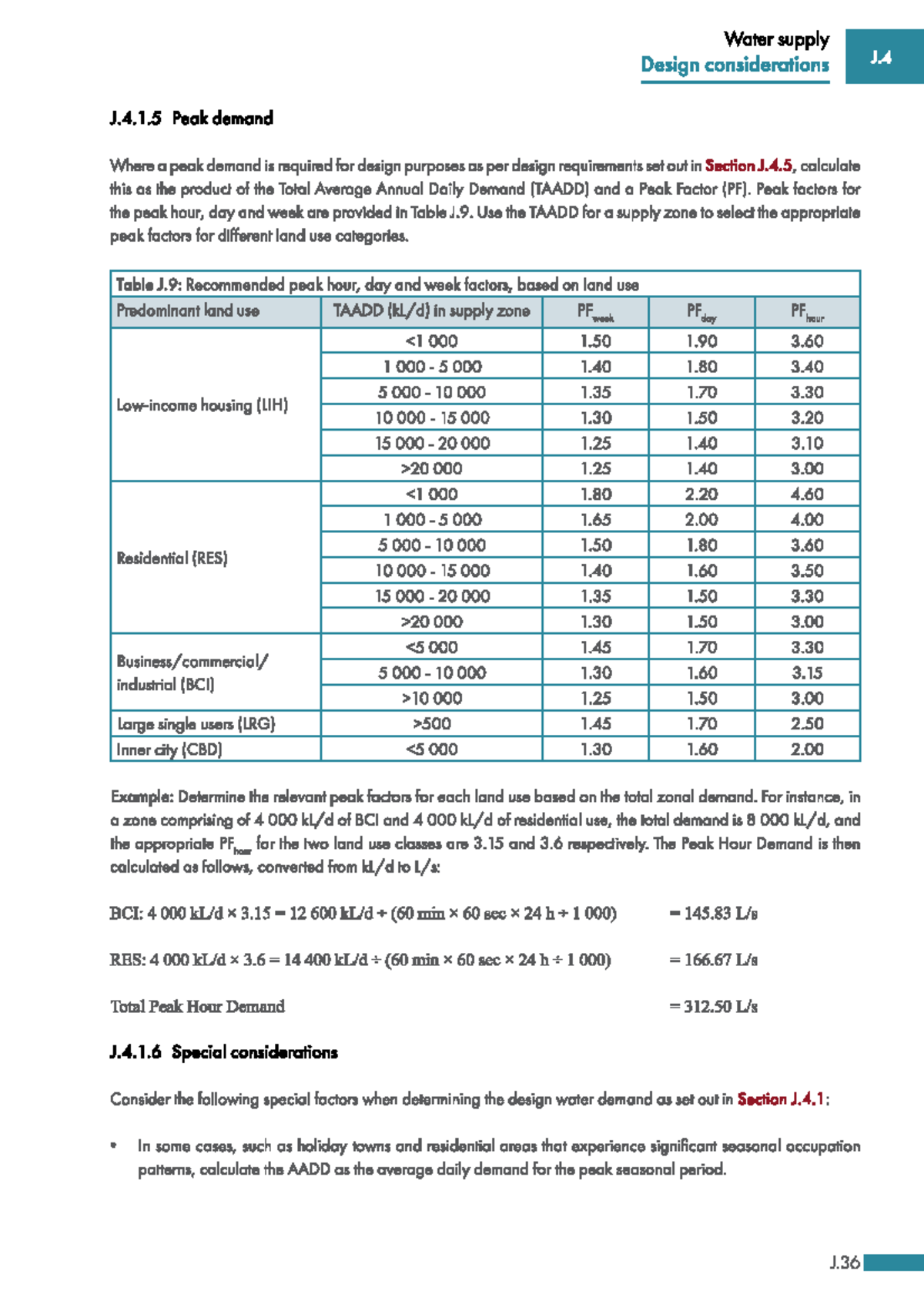 Redbook Section J Water v1-1 - Studocu