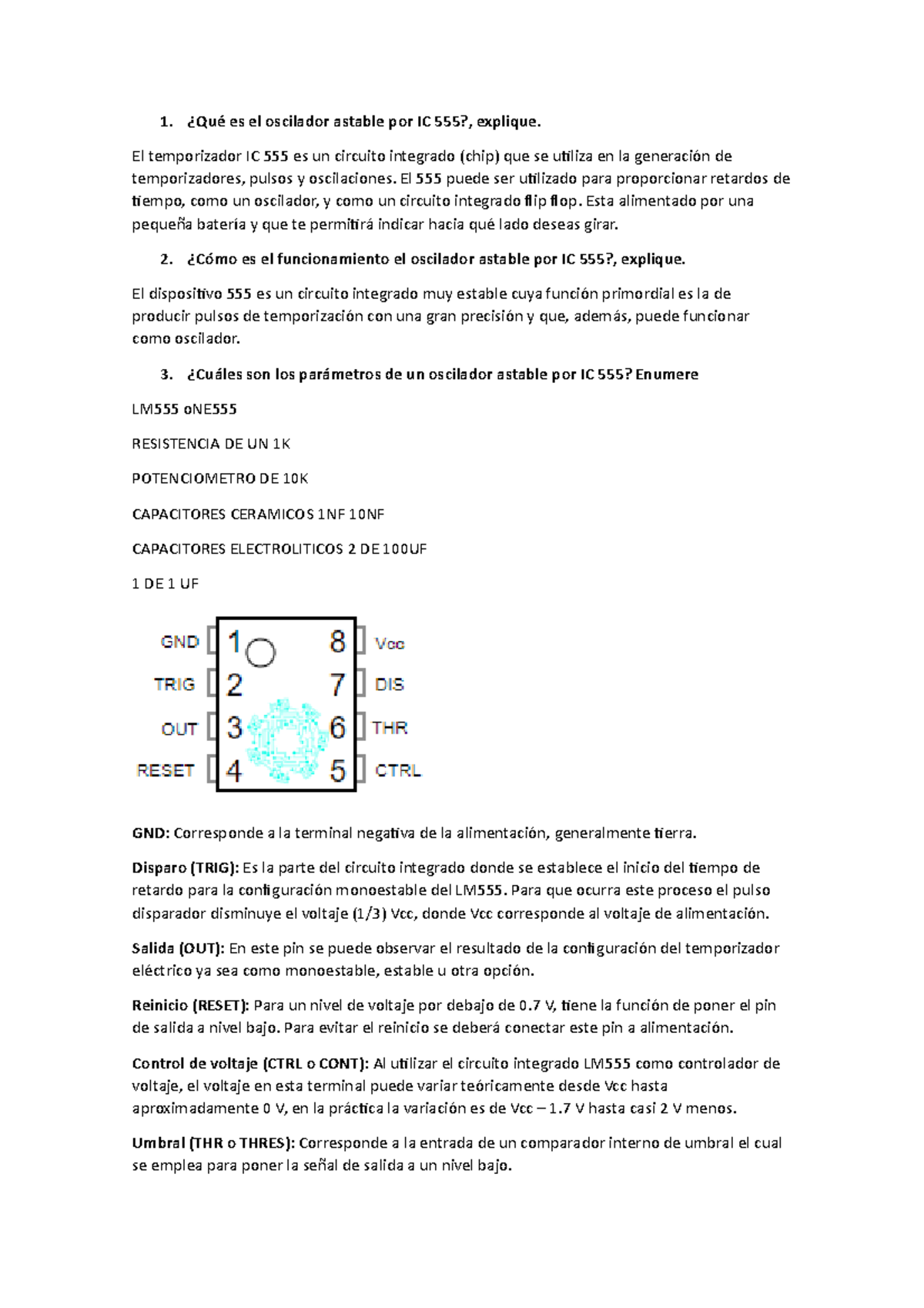 Foro de electronica basica - 1. ¿Qué es el oscilador astable por IC 555 ...