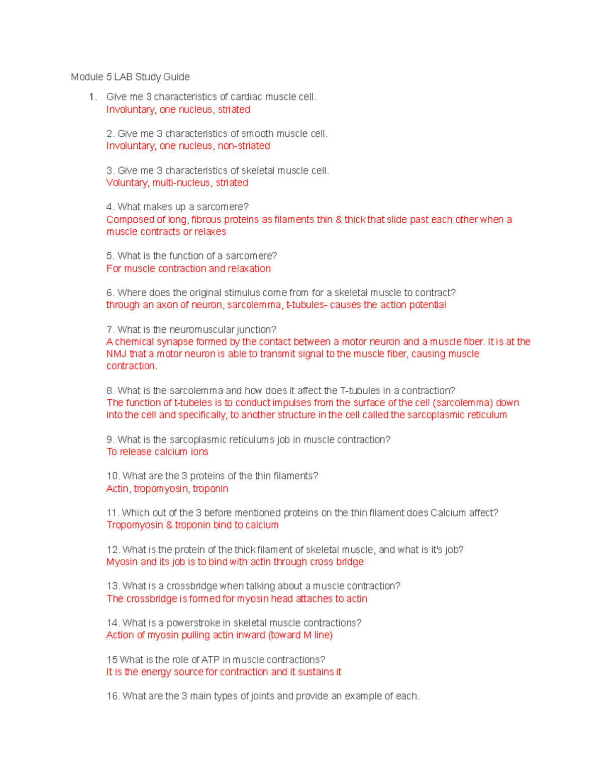 Module 5 LAB Study Guide - Module 5 LAB Study Guide Give me 3 ...