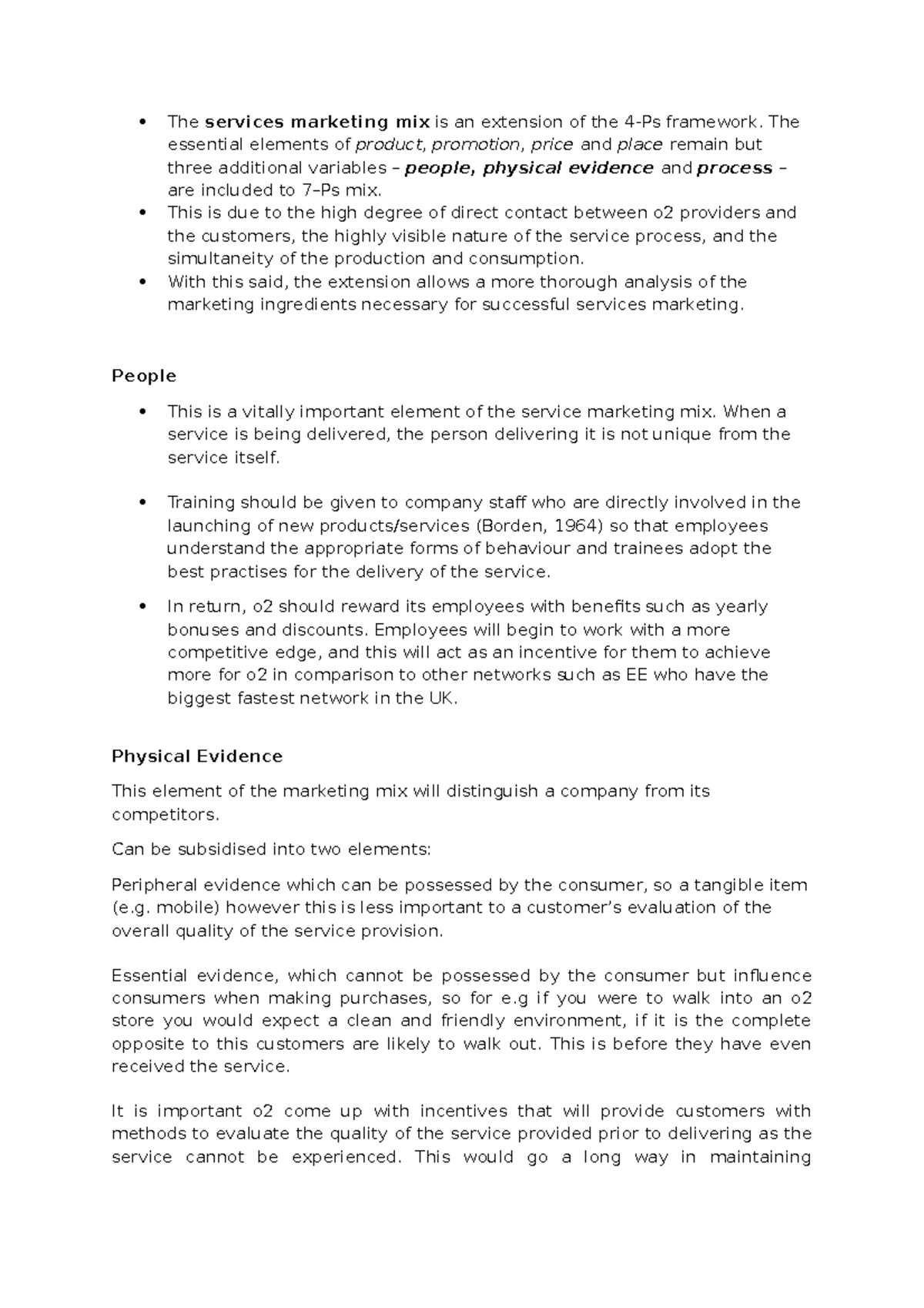 The services marketing mix is an extension of the 4 - The essential ...