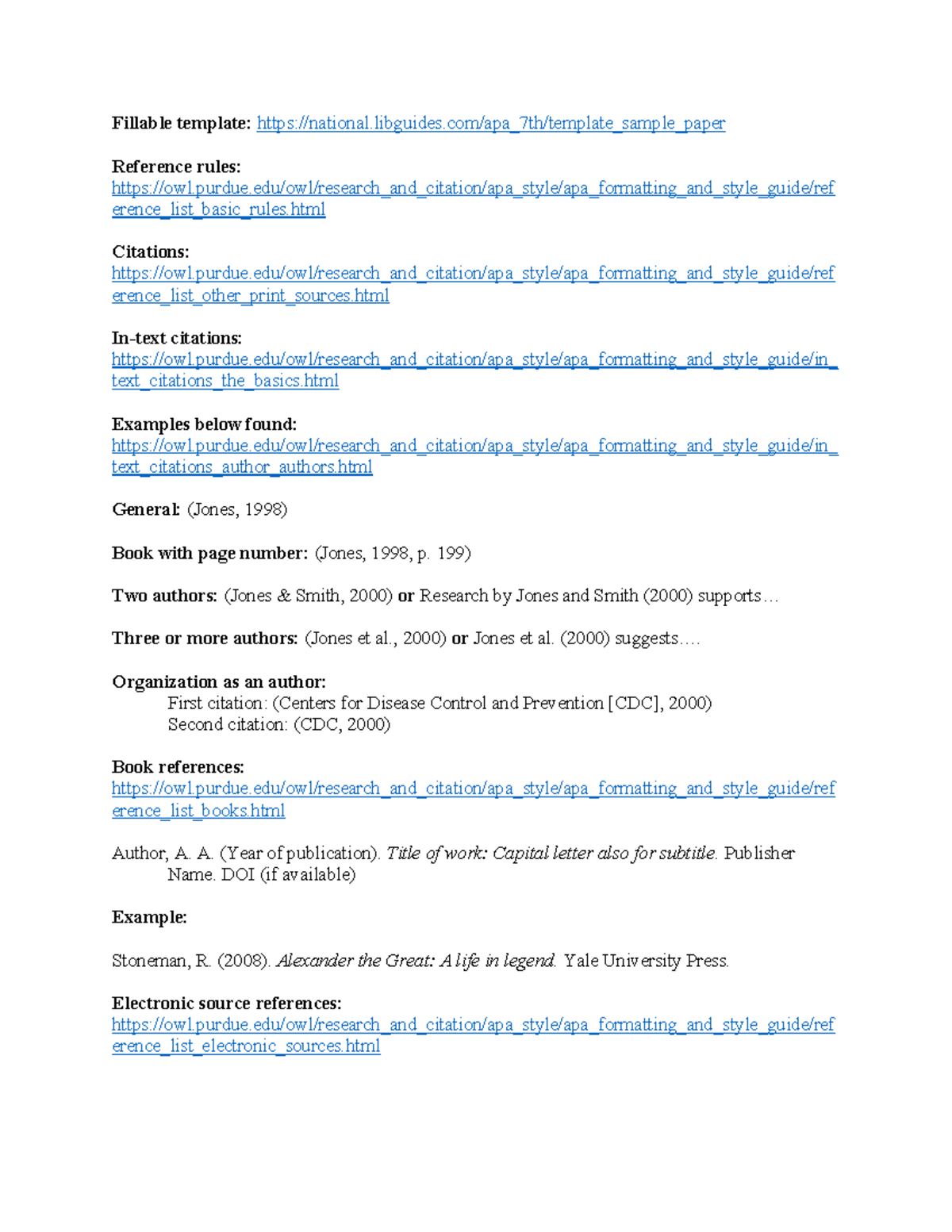 APA7 Format Considerations - Fillable template: national.libguides/apa_7th/template_sample_paper ...