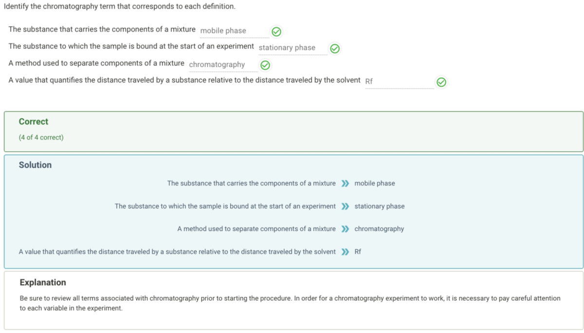 Separation of Unknown by Column Chromatography - CHE 201LBR - Studocu