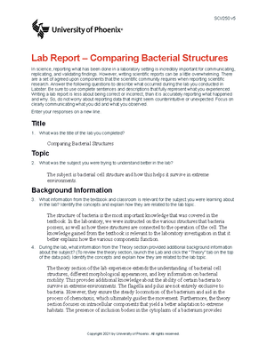 Sci250 v5 wk5 the fluorescence microscopy lab report - SCI/250 v Lab ...