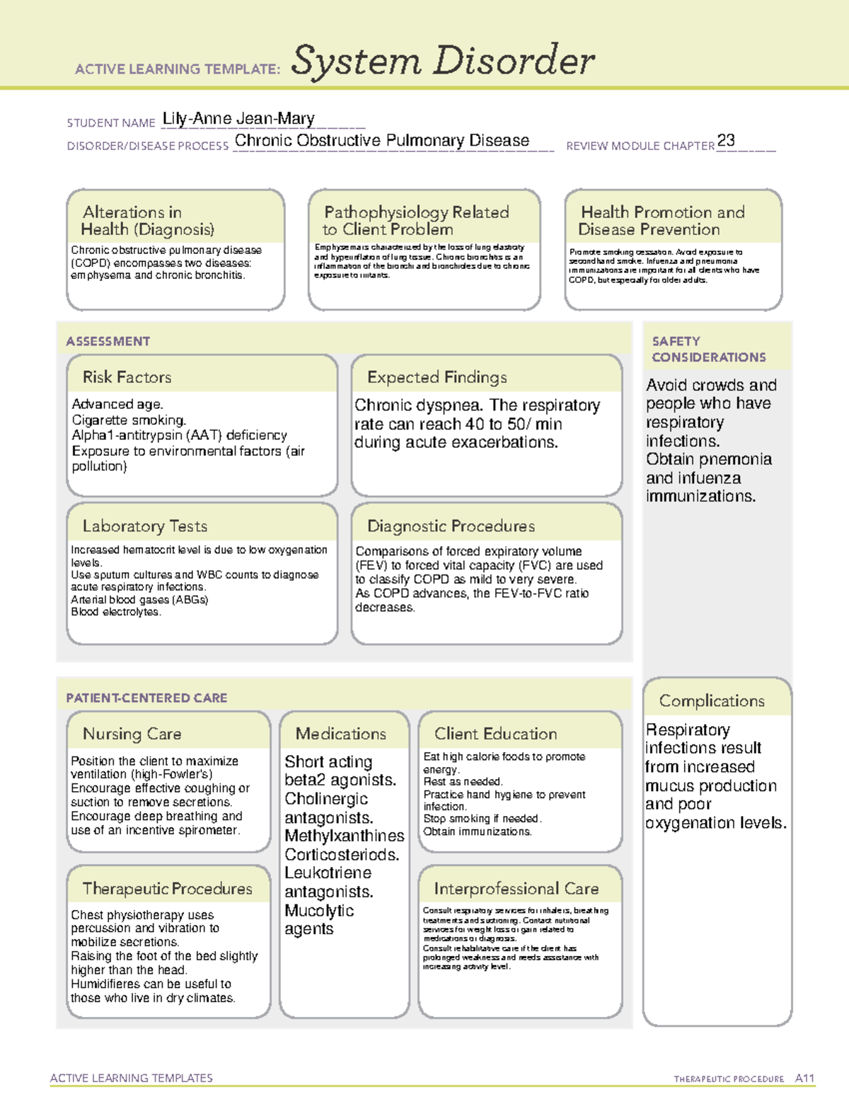 Active Learning Template sys Dis - ACTIVE LEARNING TEMPLATES ...