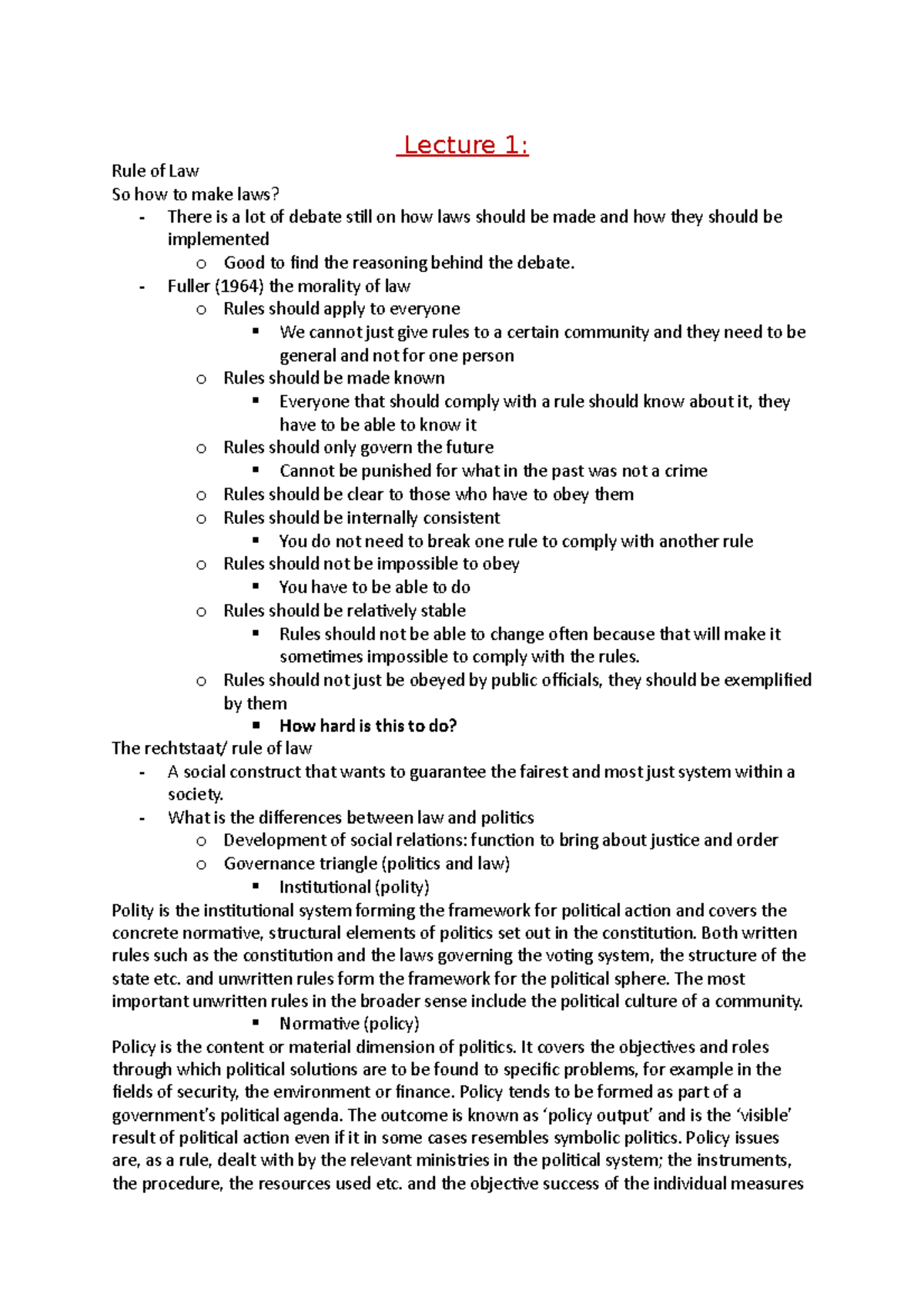 Law And Security Summary Lecture 1 Rule Of Law So How To Make Laws law-and-security-summary-lecture-1-rule-of-law-so-how-to-make-laws