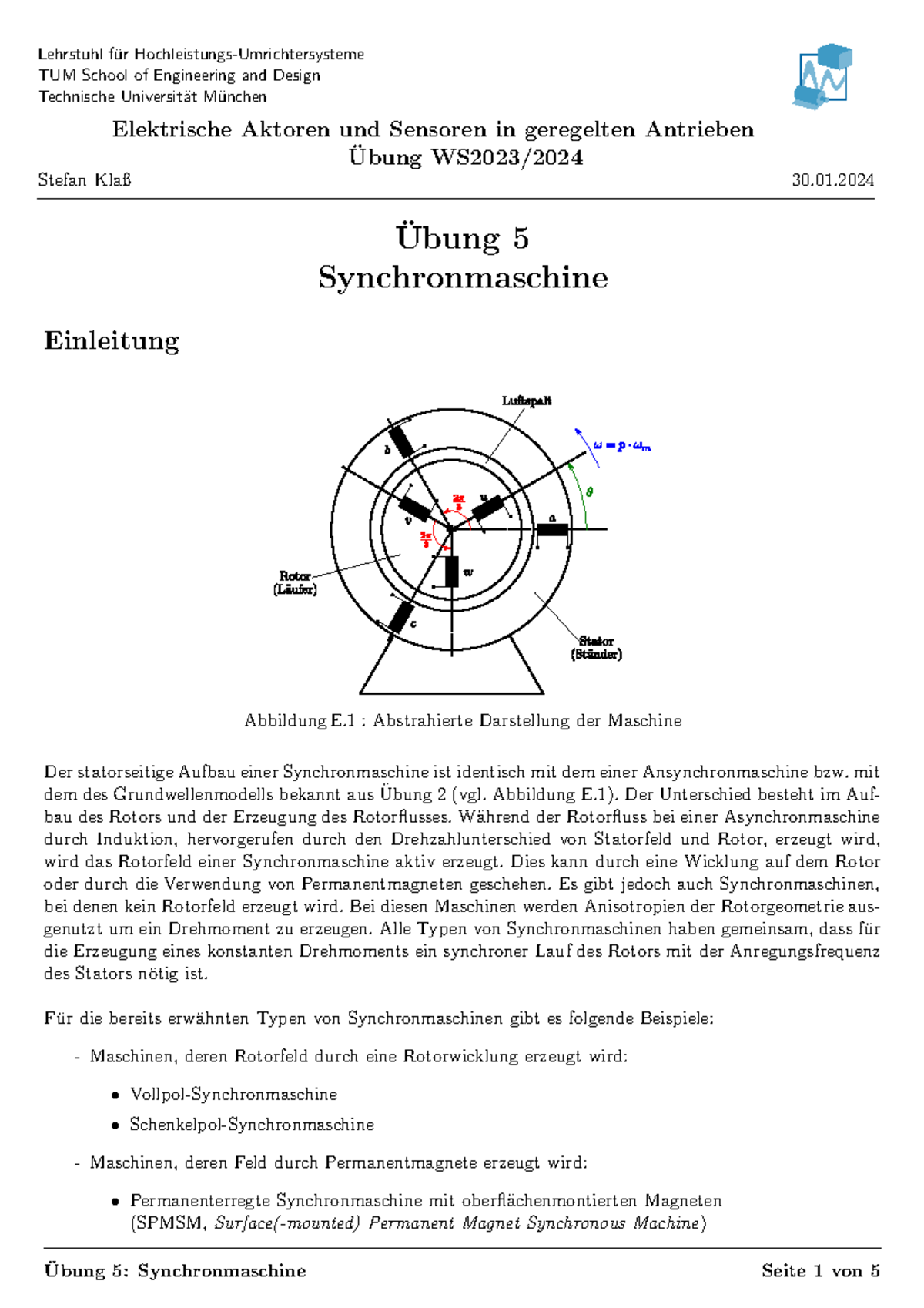 Uebung 5 Angabe WS23 24 - TUM School of Engineering and Design ...