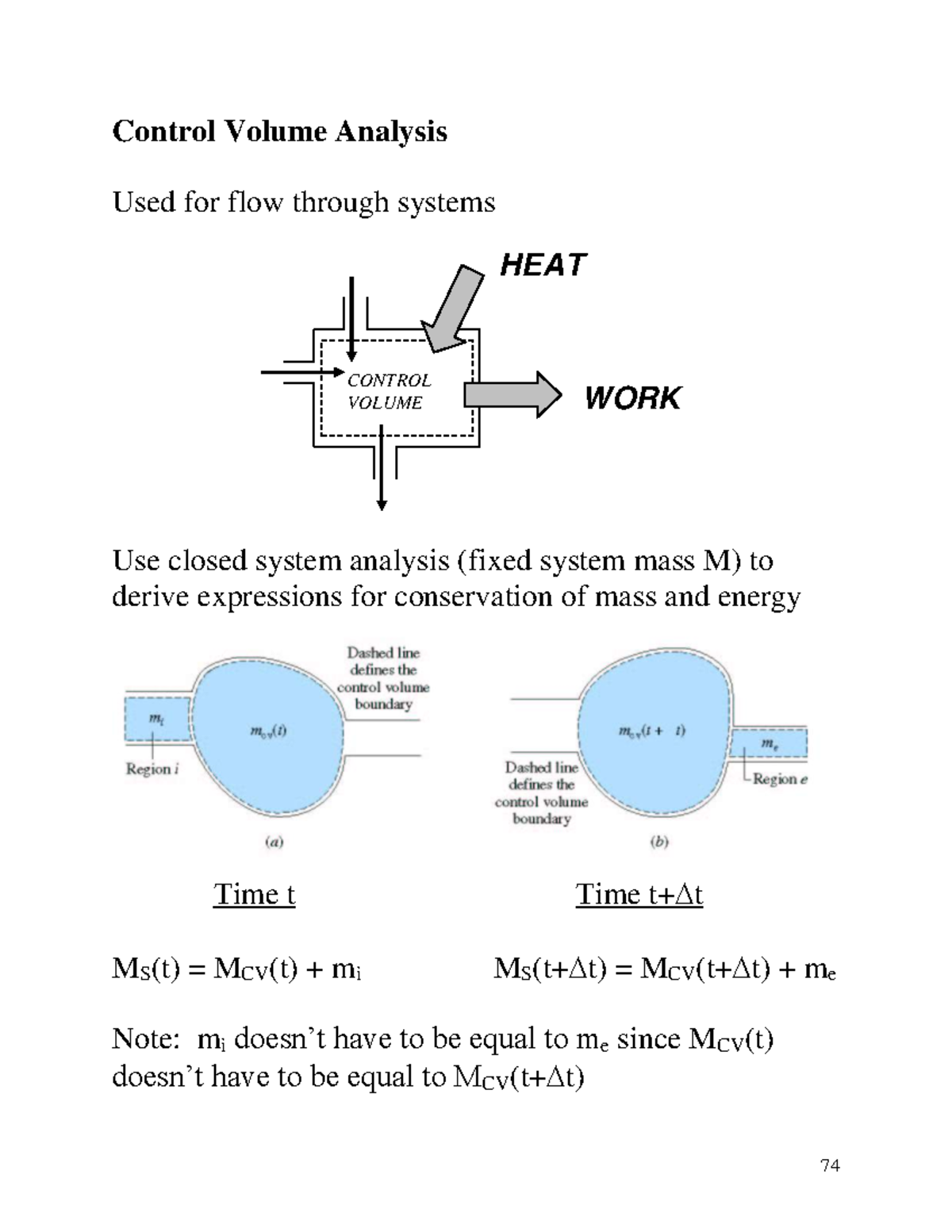 Slide 1 - Application of thermodynamics - Control Volume Analysis Used ...