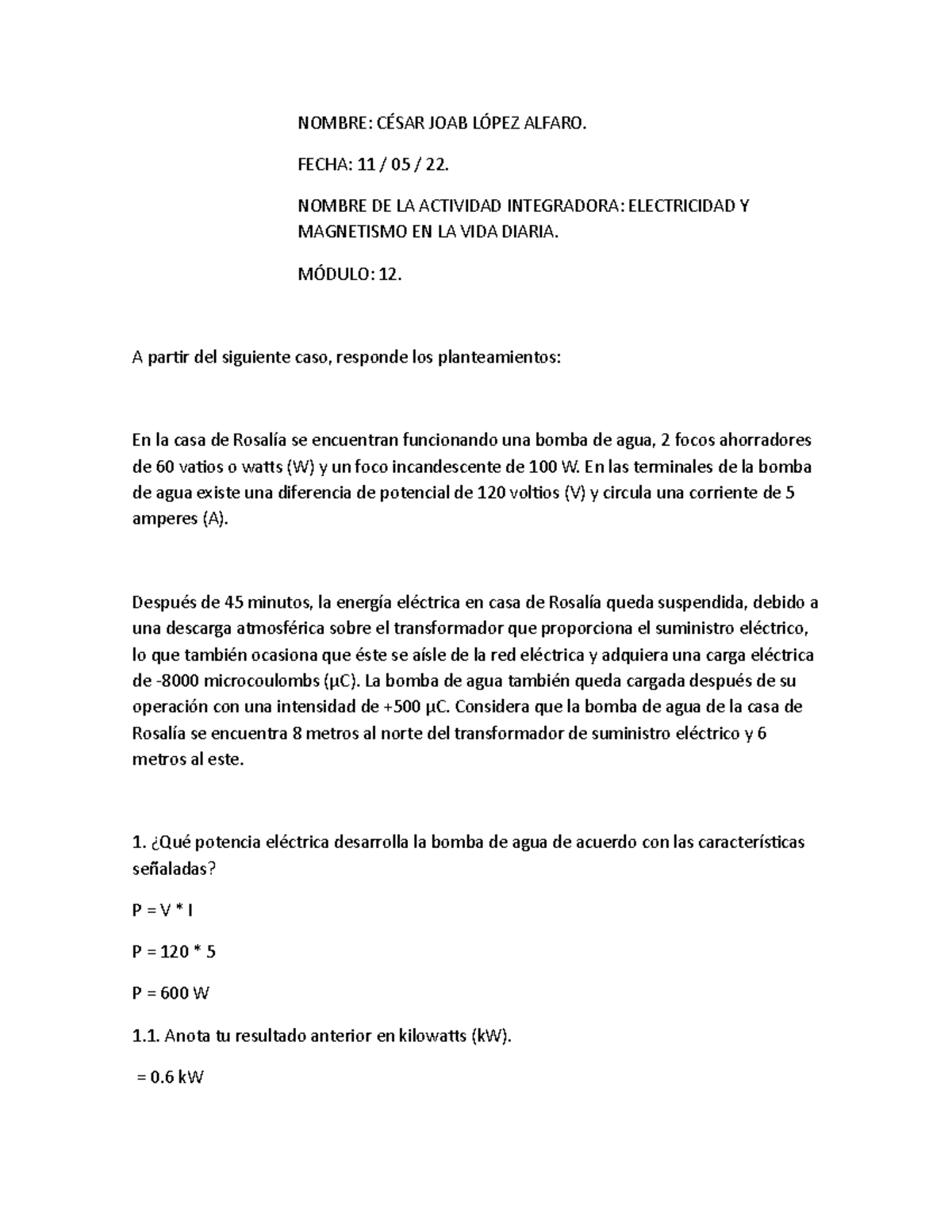 Proyecto Integrador Modulo 12 - NOMBRE: CÉSAR JOAB LÓPEZ ALFARO. FECHA ...