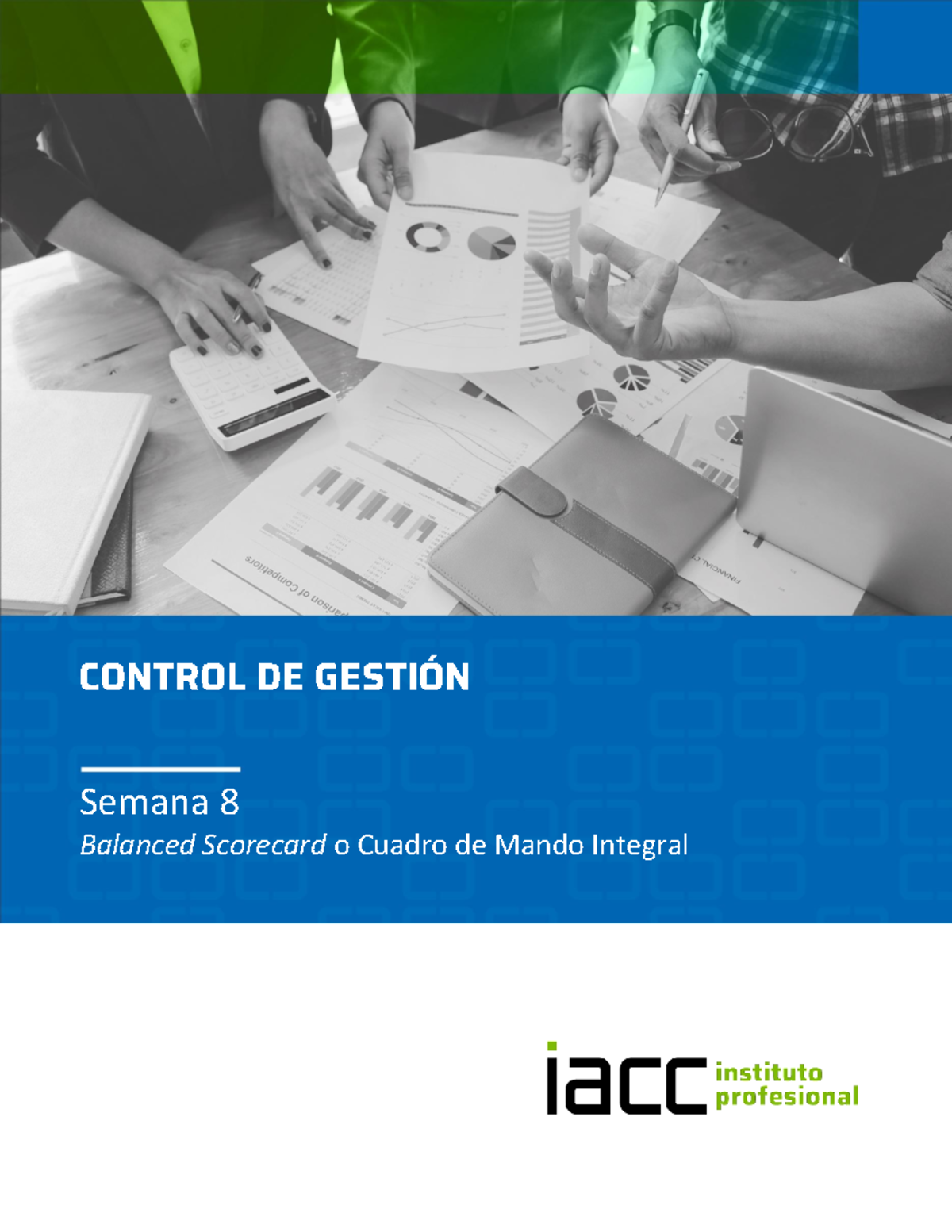 S8 Contenido Congt 1103 - Balanced Scorecard o Cuadro de Mando Integral ...