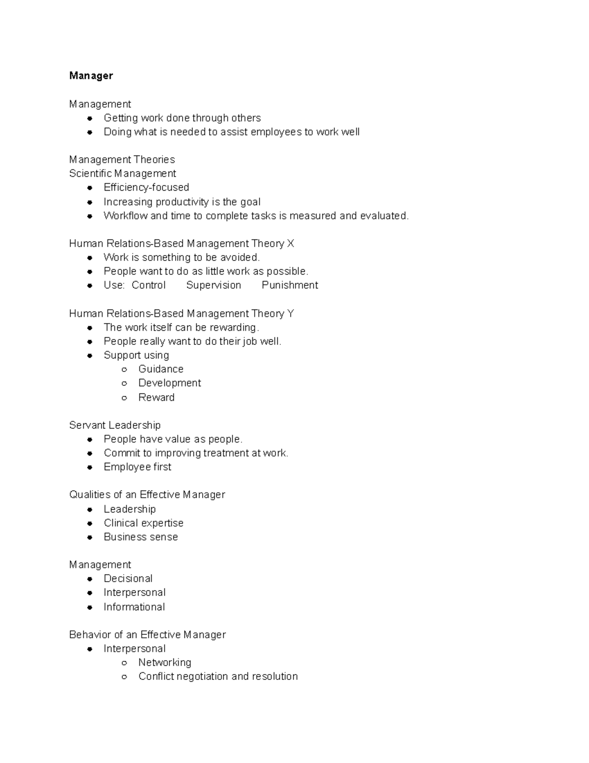 Manager - Manager Management Getting work done through others Doing ...