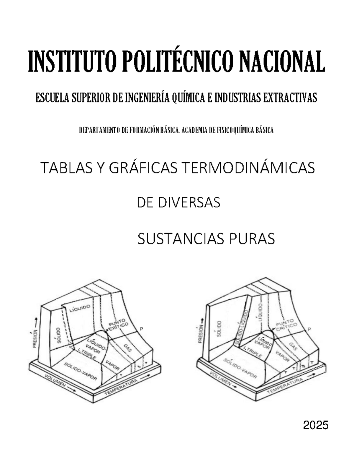 Tab SP 2025 - Tablas - INSTITUTO POLITÉCNICO NACIONAL ESCUELA SUPERIOR ...
