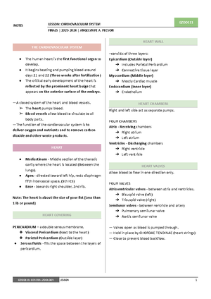 Prelims- General- Zoology - Key Terms for Module 1 KEY TERMS Zoology ...