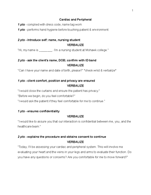 PN lab 1 - Skills checkpoint - Lungs and thorax assessment student - PN ...