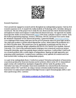 [Solved] Example of case study for stress management for freshman ...