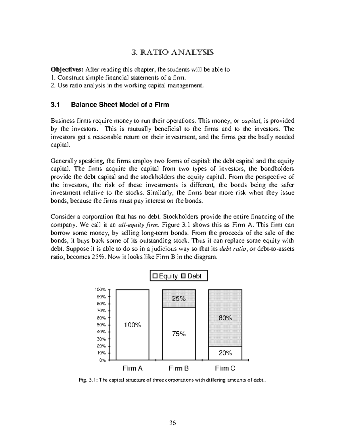 Fin361C03 - Financial management - RATIO ANALYSIS Objectives: After ...