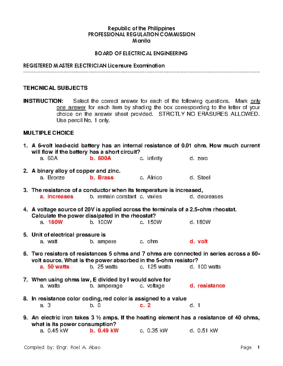 RME Past Board GODBLESS - PROFESSIONAL REGULATION COMMISSION Manila ...