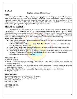 adding complex condtructor - B. IT Semester II OOPs Lab Manual Prepared By: Sanjeela Sagar Asst ...