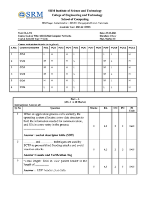 DN A1-2024 -nptel assignment demistifying network - DEMYSTIFYING NETWORKS 2024 ASSIGNMENT 1 1 ...